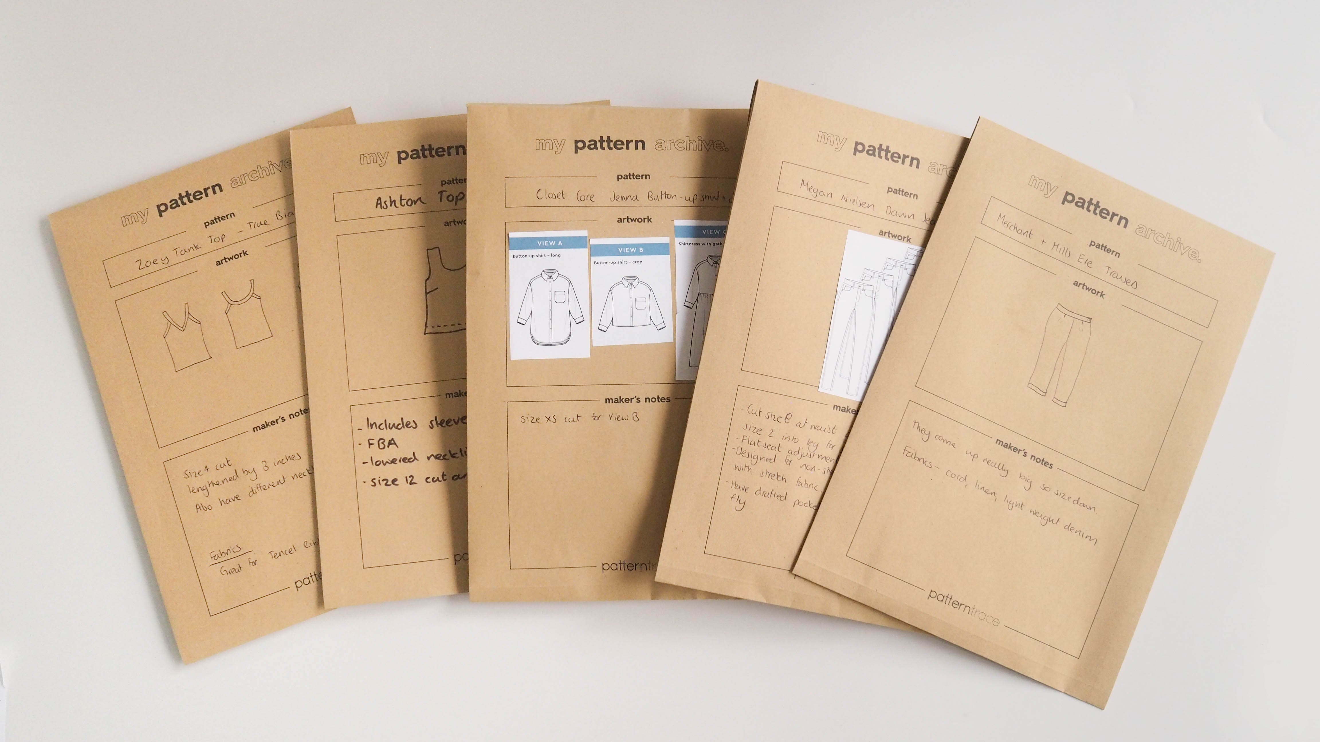 The best system for storing and filing your sewing patterns – Patterntrace