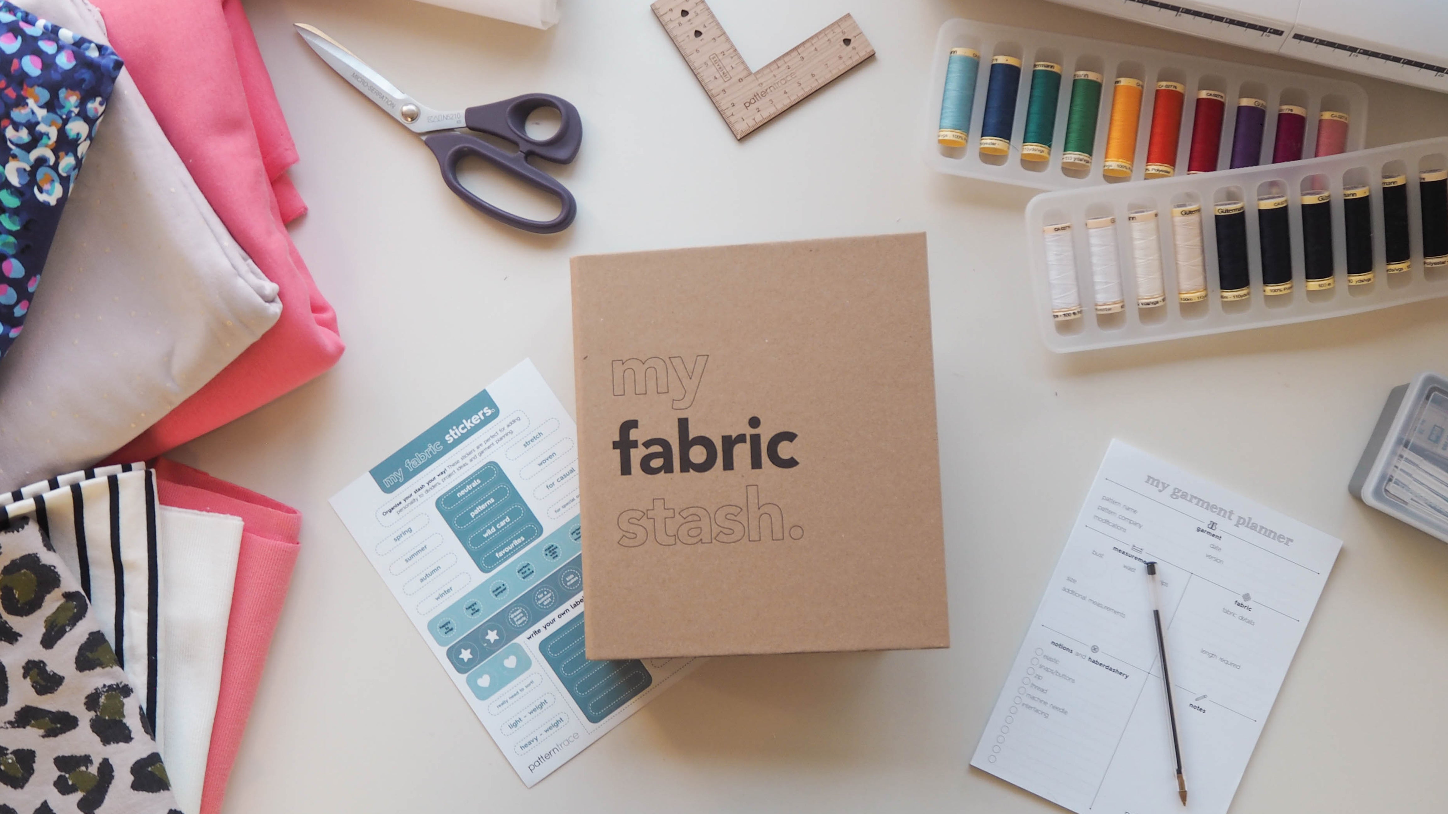 The most inspiring way to organise your fabric stash – Patterntrace